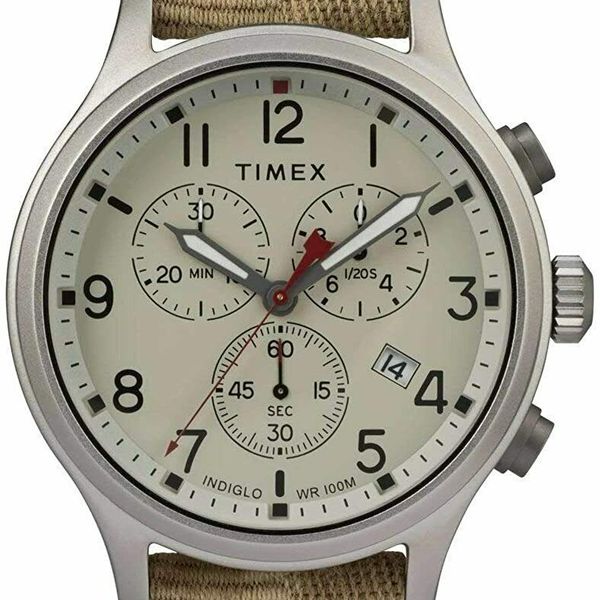 TIMEX ALLIED MEN'S TAN CHRONOGRAPH MENS WATCH TW2R60500 | WatchCharts ...