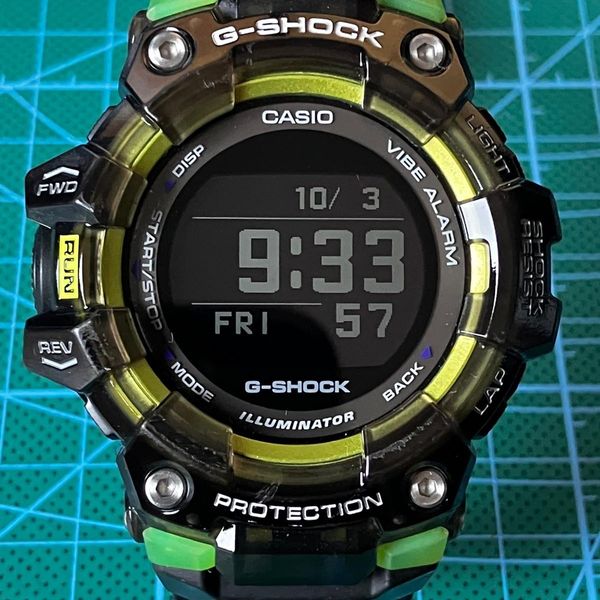 Casio G-Shock GBD-100 Black Green Bluetooth Connectivity Activity ...