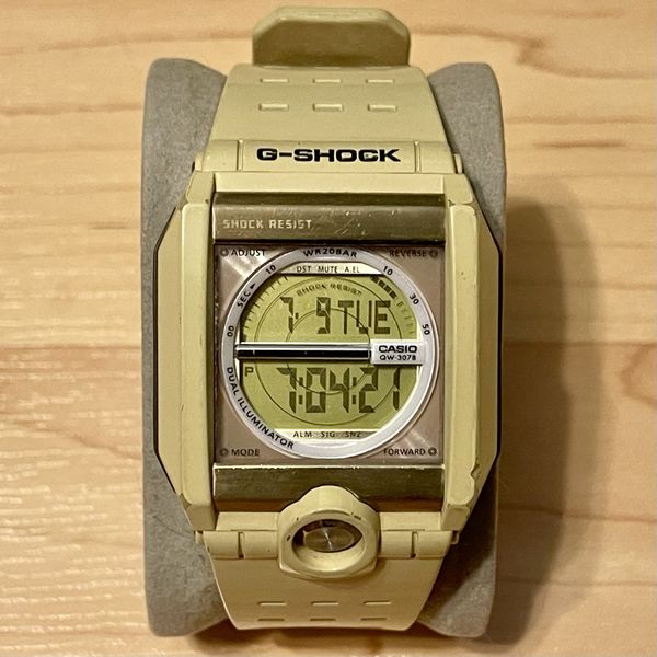 [WTS] Casio G-Shock G-8100B-9 Beige Vintage Dual Illuminator Retro Men ...