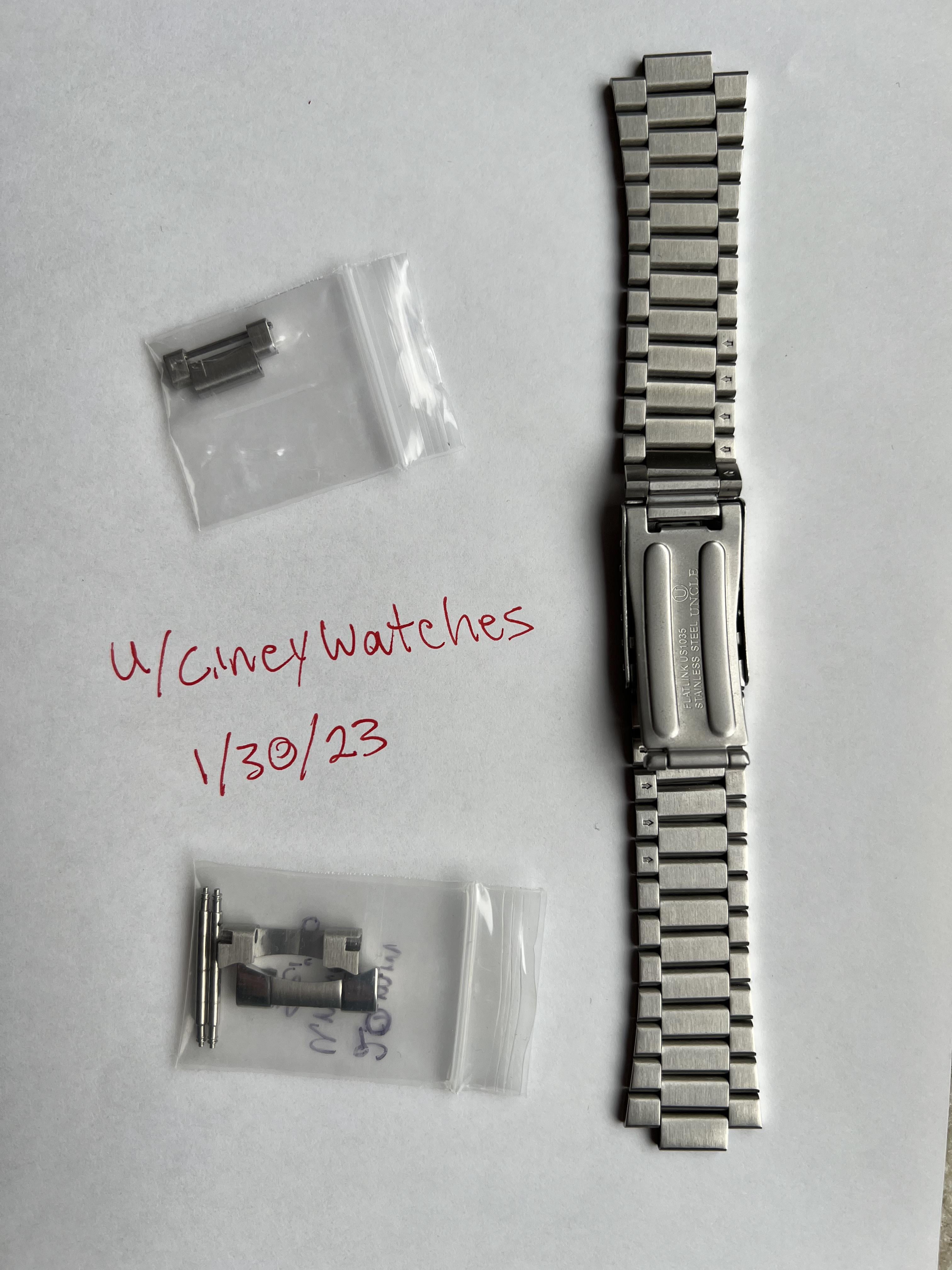 [WTS] Uncle Seiko Flat Link Bracelet for Omega Seamaster 300m ...