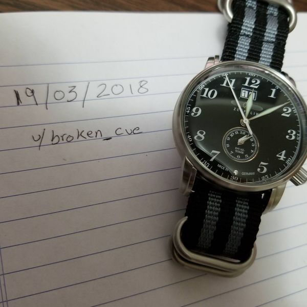 [WTS]/[WTD] Graf Zeppelin Dual Time, Big Date Watch 7644-2. [Like New ...