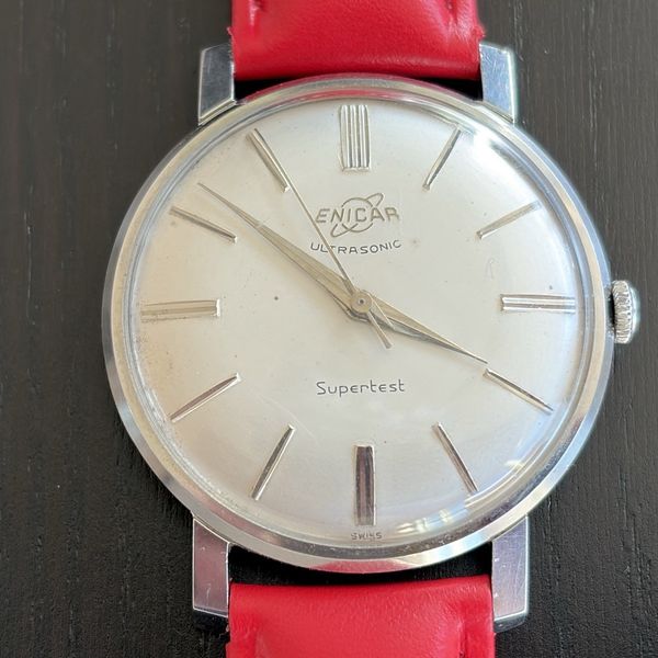 Vintage Enicar Ultrasonic Supertest Chronometer Cal. 3481 Mens ...