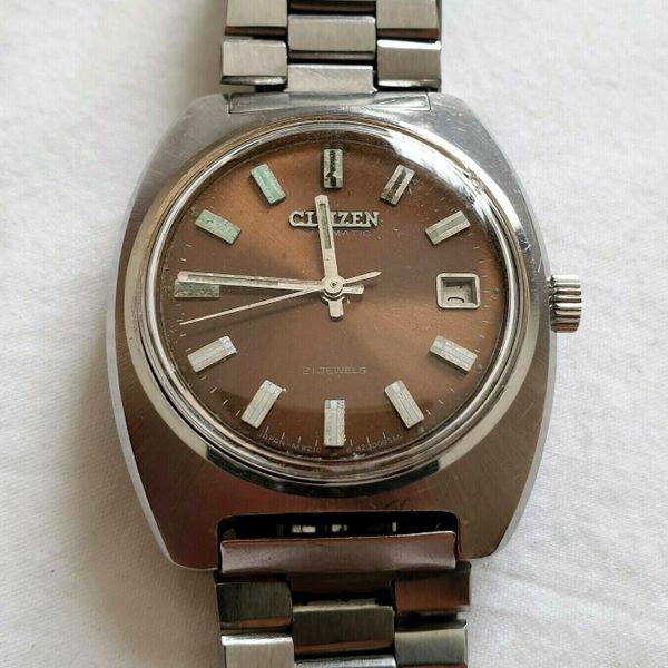 Vintage CITIZEN 72-0411 Automatic 21 Jewel All Steel Watch 1970's | WatchCharts Marketplace