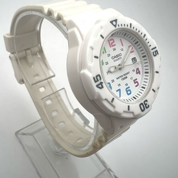 Casio White rainbow dial Women's Watch | WatchCharts Marketplace