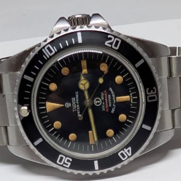 Customized, Antique TUDOR Small Rose Submariner T Mark Military ...