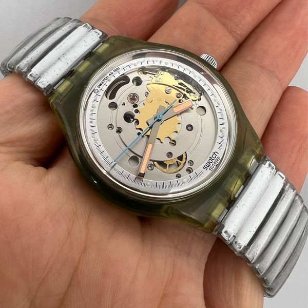 VINTAGE SWATCH AUTOMATIC MENS WATCH 1991 | WatchCharts Marketplace