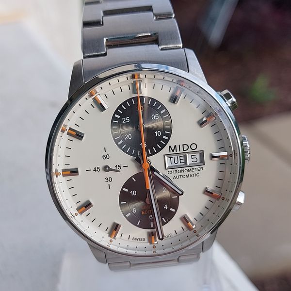 Mido Commander auto chrono with chronometer movement - $875 ...