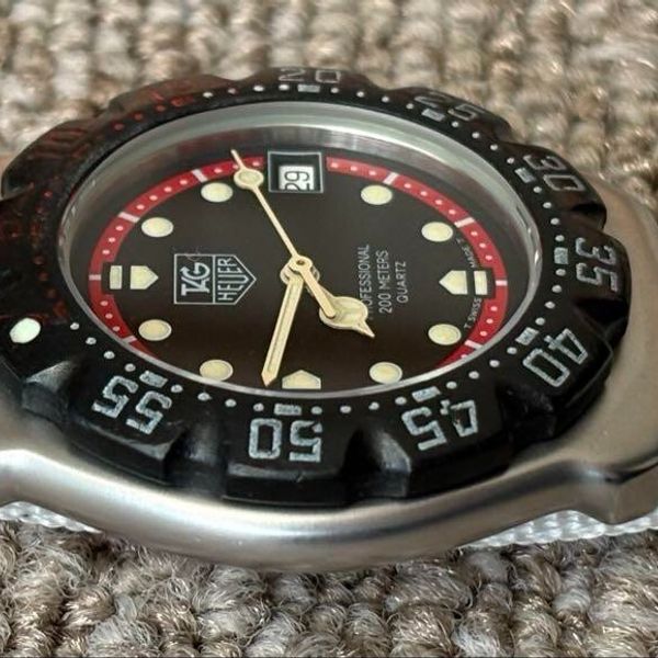 Tag Heuer Formula 1 WA1214 Men's Watch Black Dial Analog Quartz ...