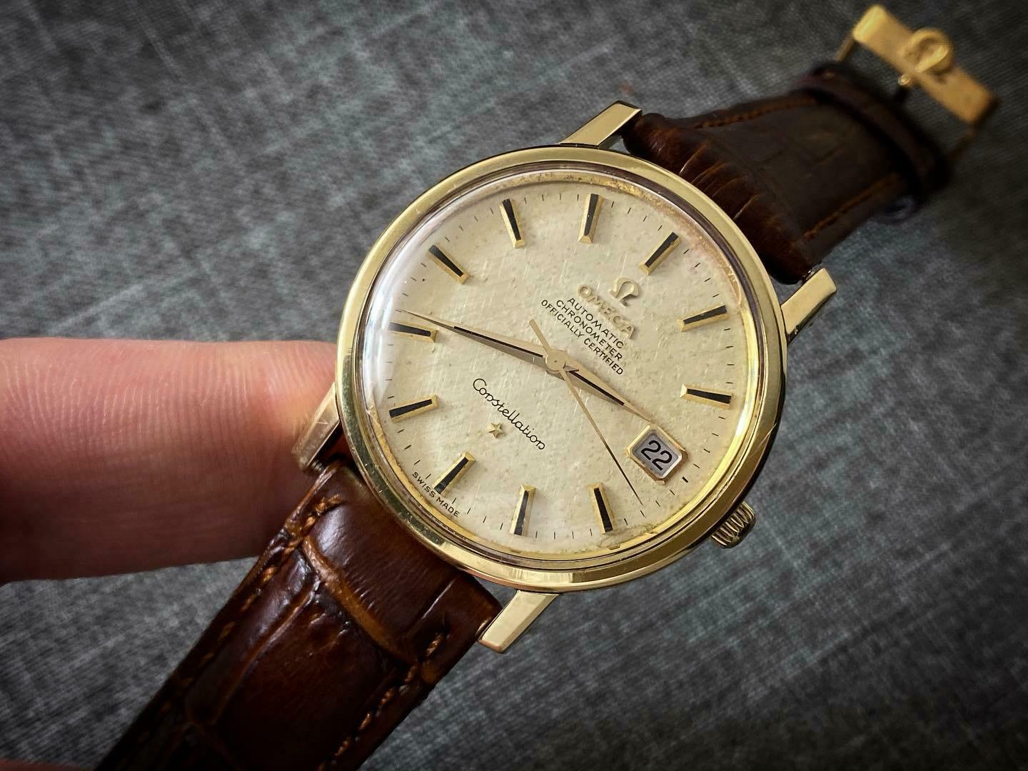 Omega Constellation GOLD 14k CAPPED 168018 cal.564 Automatic Gents ...