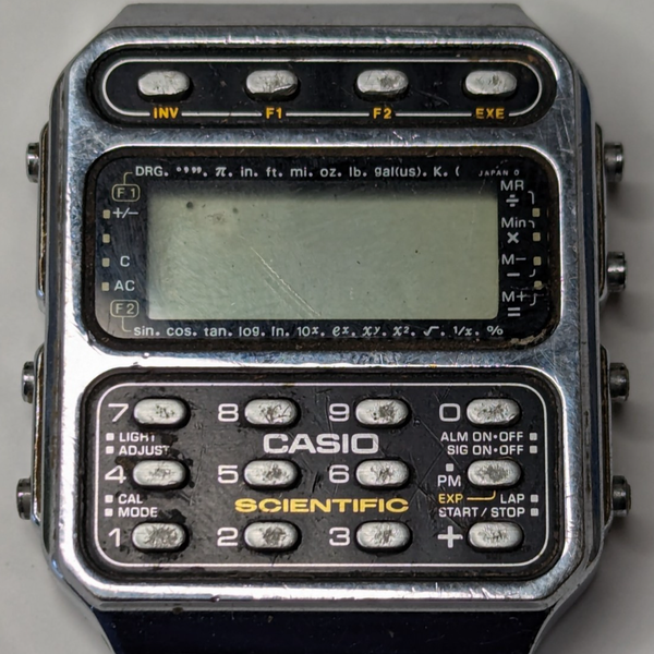 Casio Scientific Calculator Watch 197 CFX-200 - Not Running Parts or ...