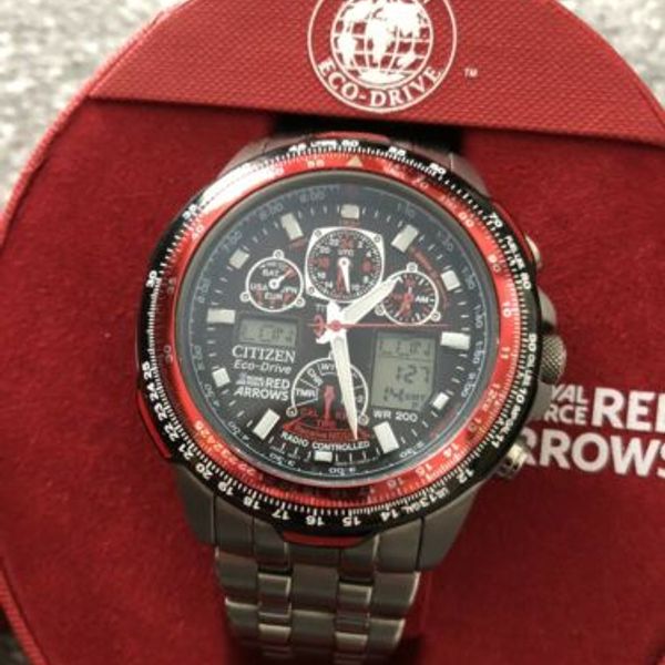 Citizen Red Arrows Eco Drive Titanium Watch | WatchCharts Marketplace