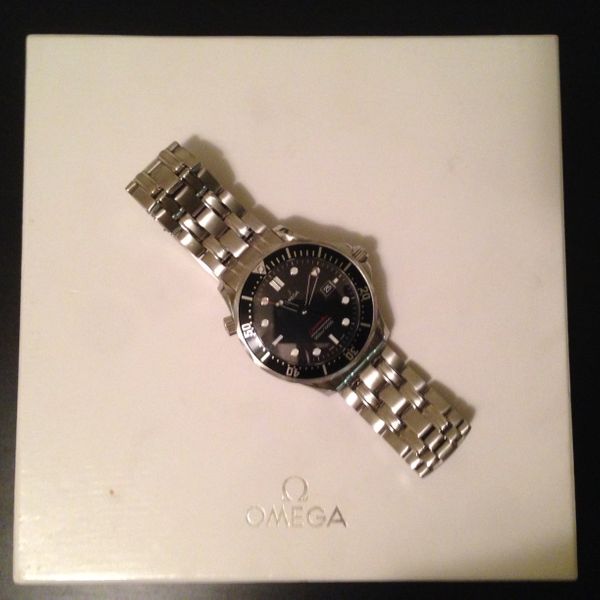 Full Size Omega SMP 300 (black face, quartz movement) | WatchCharts ...