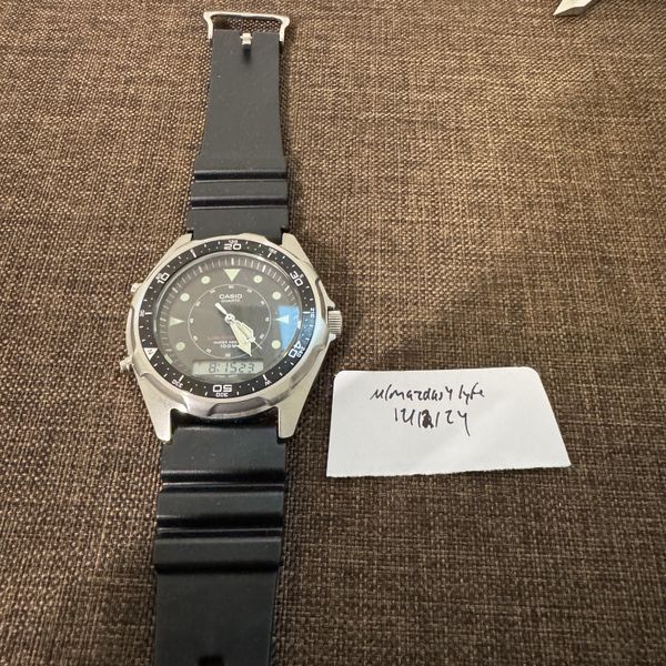 [WTS] Men’s Casio “Arnie”AMW-320R Black Dial Minty Ana-Digi Watch ...
