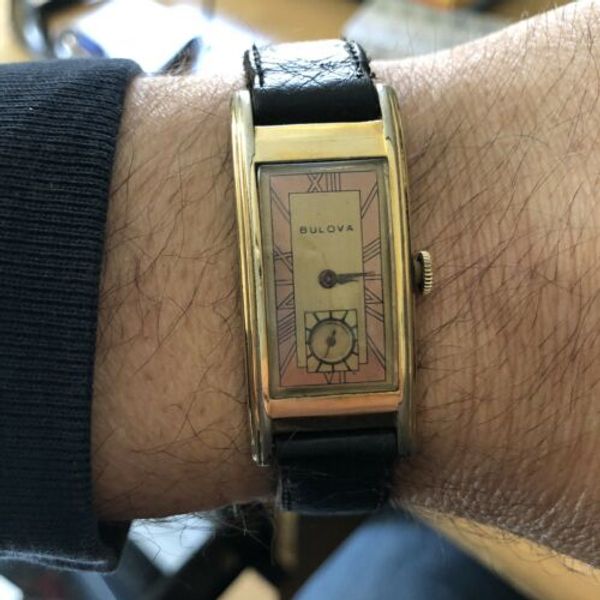 VINTAGE 1938 LONG CASE BULOVA PRESIDENT 21 JEWEL / S 7AH | WatchCharts ...