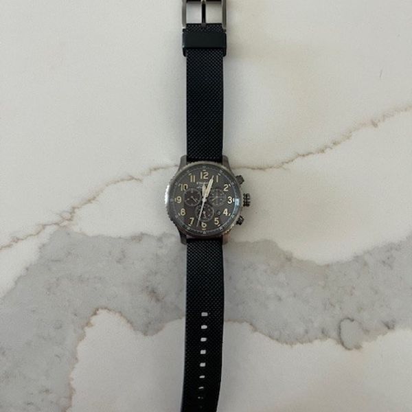 Filson x Shinola Mackinaw Field Chronograph Watch Smoke Gray Mens ...