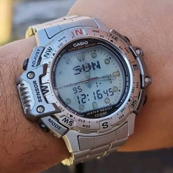 Vintage: Casio Digital PROTREK PRT-500, Twin Sensor.Casio Twincept Twin Sensor | WatchCharts ...