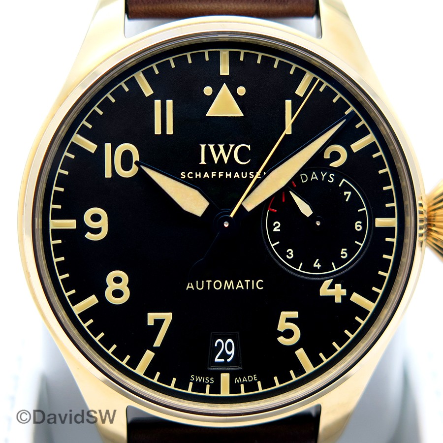 FS: NIB IWC 5010-05 Big PILOT HERITAGE BRONZE-LIMITED EDITION-46MM ...
