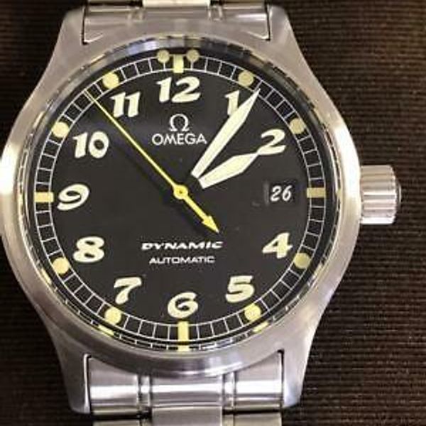 OMEGA Dynamics 5250.50 Automatic Mens Watch Swiss Made Date Black Dial ...