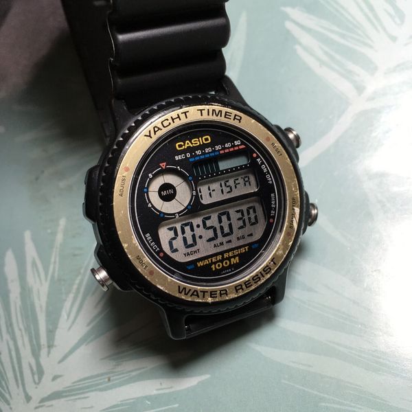 Zegarek Casio TRW-30 (moduÅ 932) Vintage, Yacht Timer, Japonia ...