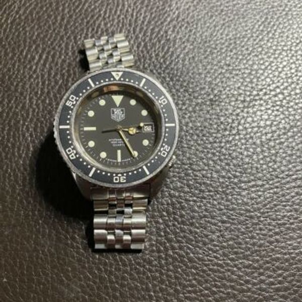 Vintage Tag Heuer 1000 Meter Deep Dive Watch 980.023 With Original Box ...