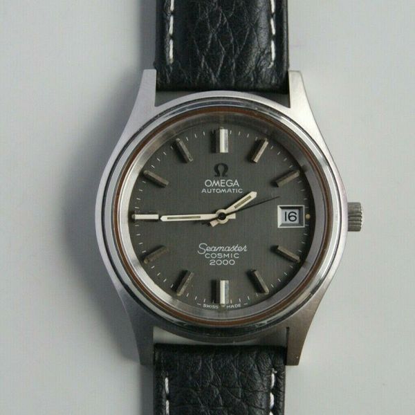 OMEGA Seamaster Cosmic 2000 automatic vintage calendar 1012 jumbo 166. ...