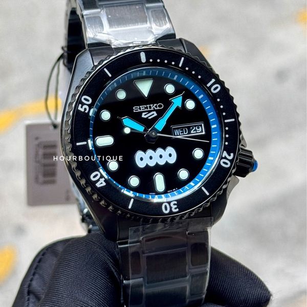 Brand New Seiko 5 X Millions Monster Collab Black Case Automatic Watch ...