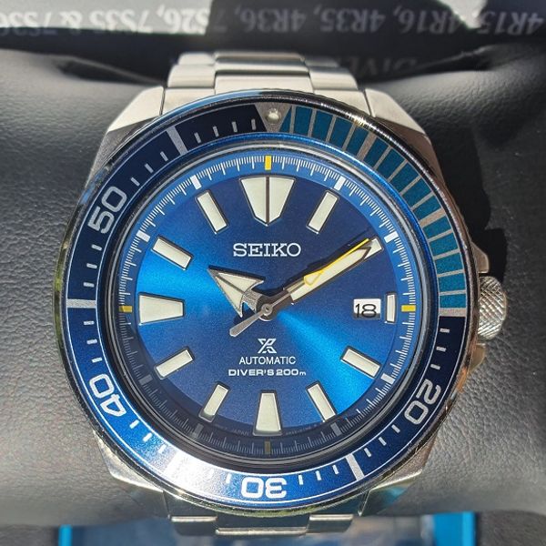 FS: Seiko Blue Lagoon Samurai SRPB09. Mint. | WatchCharts