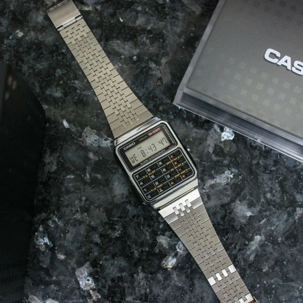 NOS Rare vintage Casio CA-601 Calculator Japan made digital watch ...