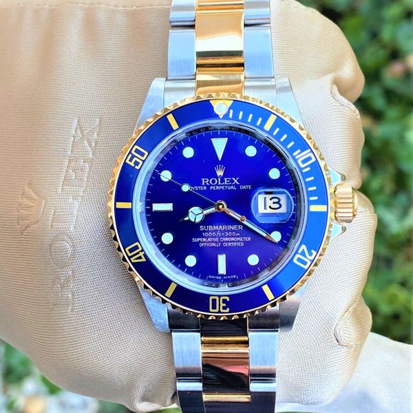 MINT!! Rolex Submariner 11613 Blue “M” Serial ENGRAVED BOXES/CARD ...