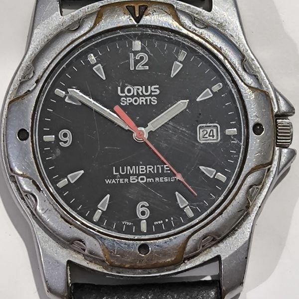 Lorus By Seiko Sports Lumibrite Vintage Men's Quartz Watch Working ...