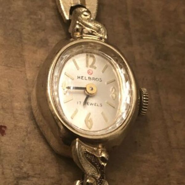 LADIES VINTAGE HELBROS WATCH 17 Jewel Mechanical Wind | WatchCharts ...