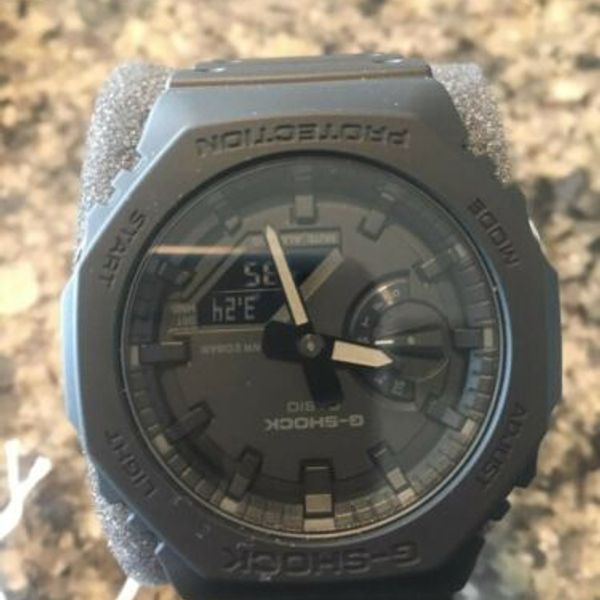 New Casio G-Shock “CasiOak” GA-2100-1A1 200m Blackout Watch | WatchCharts