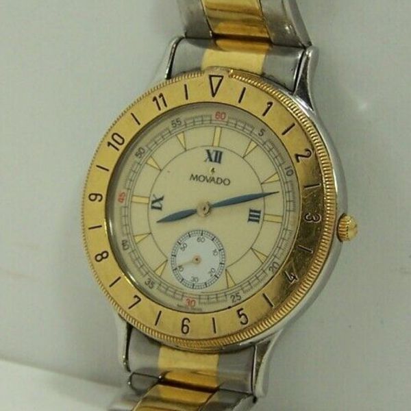 Vintage Men's Movado Battery Watch for Parts/Repair/Restore, Not ...