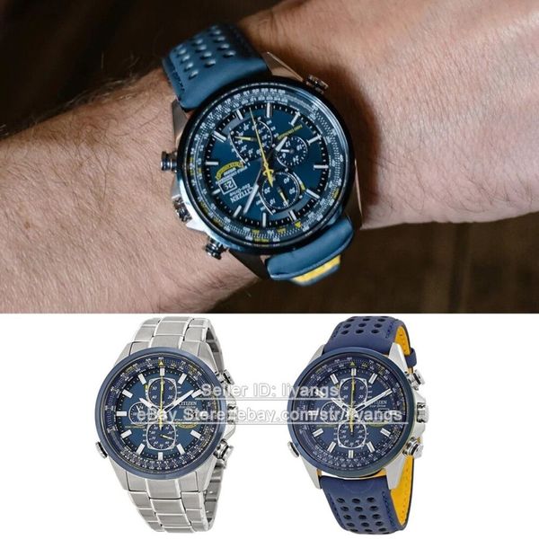 Men's CITIZEN Blue Angels Eco-Drive World Chronograph - Stylish Luxury ...
