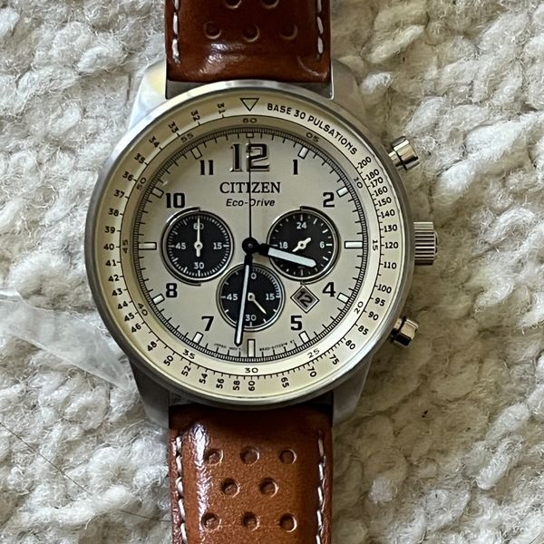 Citizen Men's CA4500-08X Eco-Drive Chronograph Stainless Steel Watch ...