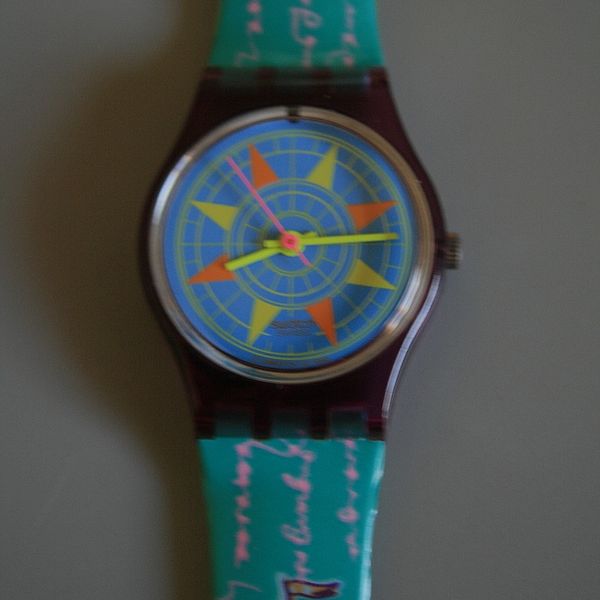 VINTAGE 1991 COMPASS SWATCH WATCH | WatchCharts Marketplace