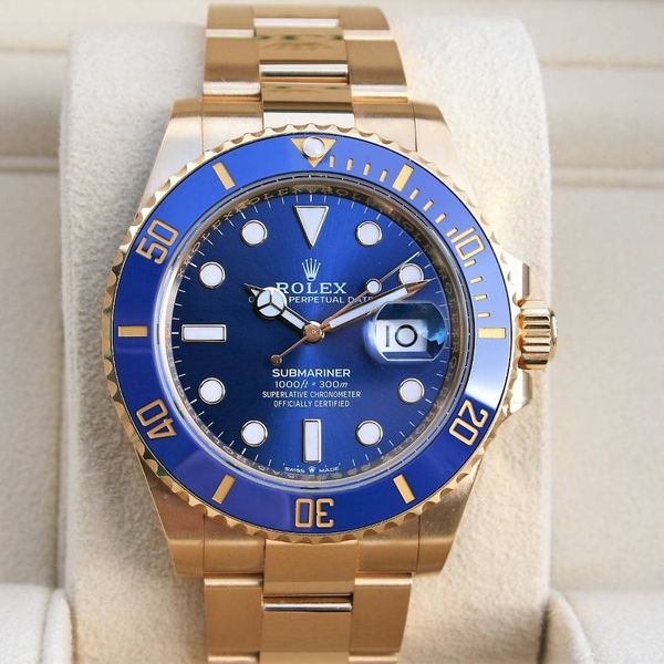 FS: Rolex 126618 SUBMARINER BLUE 18K YELLOW GOLD | WatchCharts