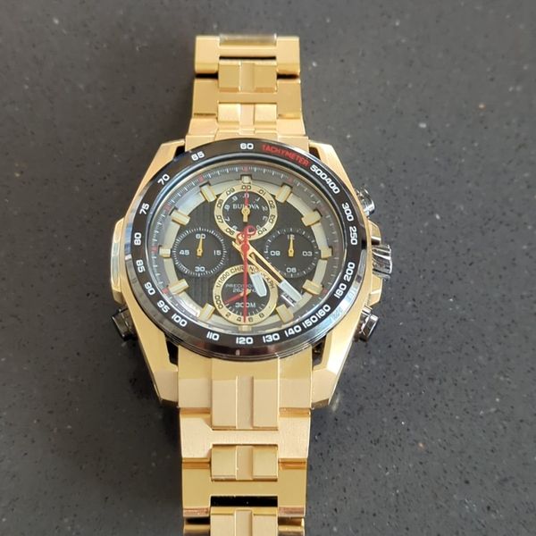 Bulova Precisionist 98B271 Chronograph Quartz 200m Men's Watch EUC ...