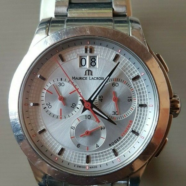 Maurice Lacroix Chronograph ROGER FEDERER MI 1087 / Sammlerstück ...