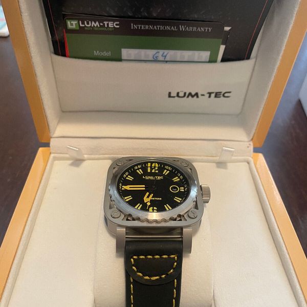 Lum-Tec G4 Watch MDV Technology - 200m Water resistant with Case Never ...