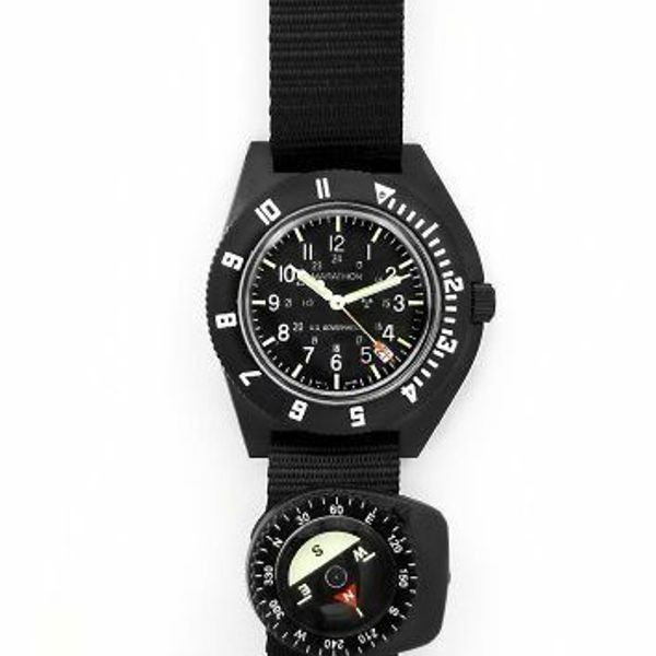 MARATHON CLIP ON SURVIVAL COMPASS CO194004 NEW, GLOW IN DARK JEWELED ...