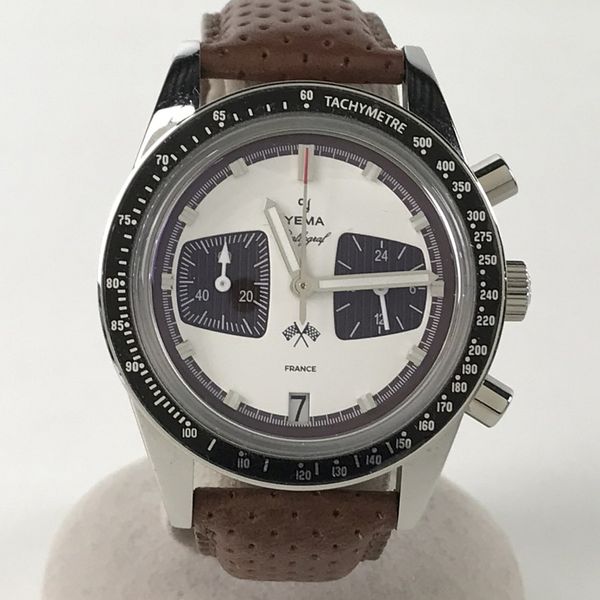[Used] YEMA / Yema / Rally Graph / Panda Chrono Quartz Watch / Analog ...