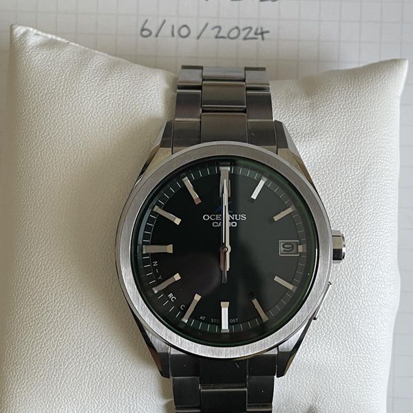[WTS] Casio Oceanus T200 Green | WatchCharts Marketplace