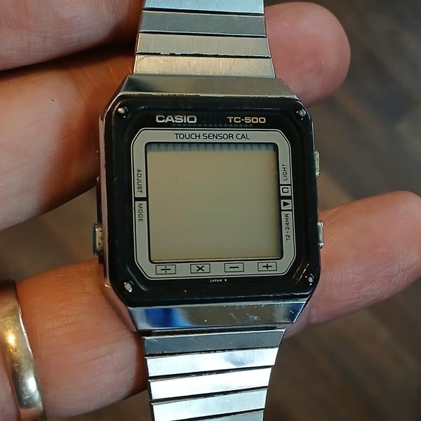 Vintage Casio Digital Touch TC-500 Men's Wristwatch For Parts ...