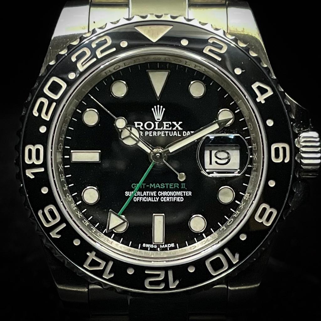 [FSOT] Rolex GMT-Master II Black Bezel, Green GMT Hand - 116710LN ...