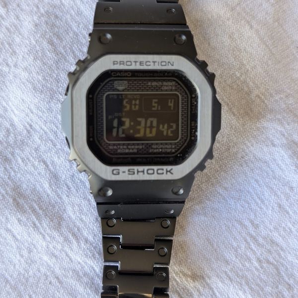 FS: Casio GMWB5000MB-1 -Matte Black Metal Square . . . | WatchCharts ...