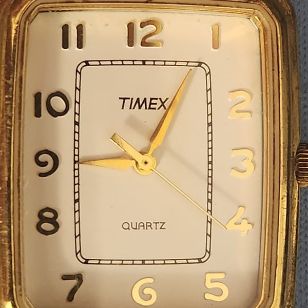Vintage Timex BA Cell Womenâ s Tank Style Watch #46 New Battery ...
