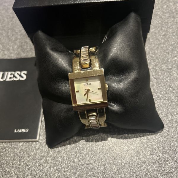 Guess Ladies Watch Mother Of Pearl Boxed And Papers | WatchCharts ...