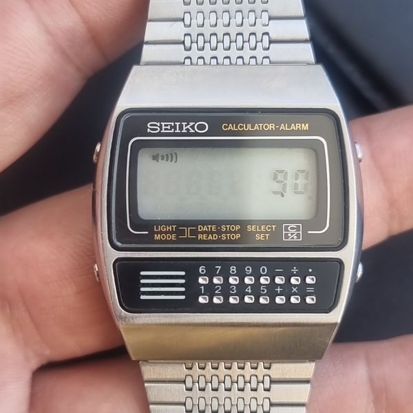 vintage Seiko Calculator watch C359,vintage Seiko Digital Watch,vintage ...