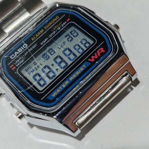 Casio A158W Vintage Series Digital Stainless Steel Alarm Watch | WatchCharts Marketplace
